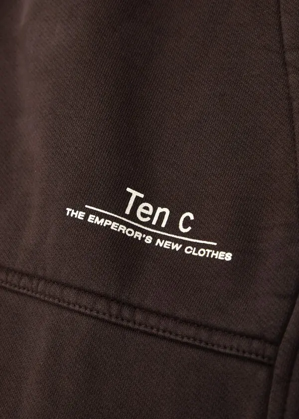 TEN C Cotton Sweatpants - Dark Brown