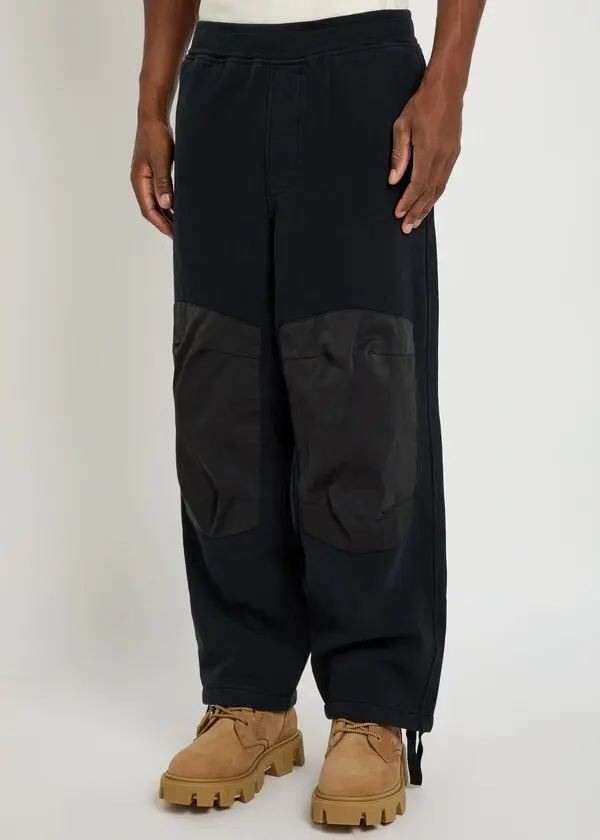 TEN C Panelled Cotton Sweatpants