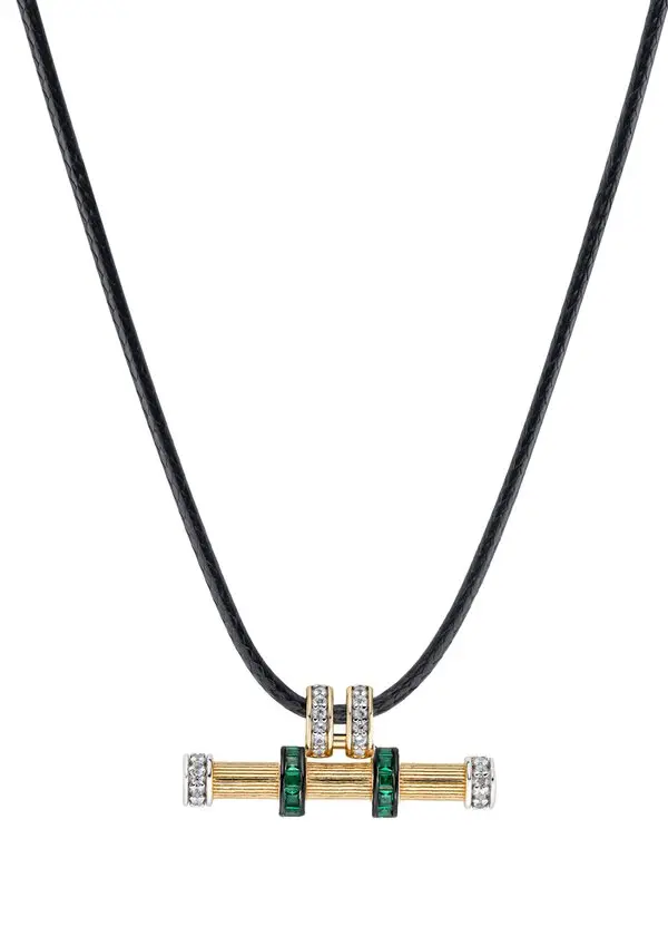 LAURA VANN Maya 18kt Gold-plated Necklace - Black