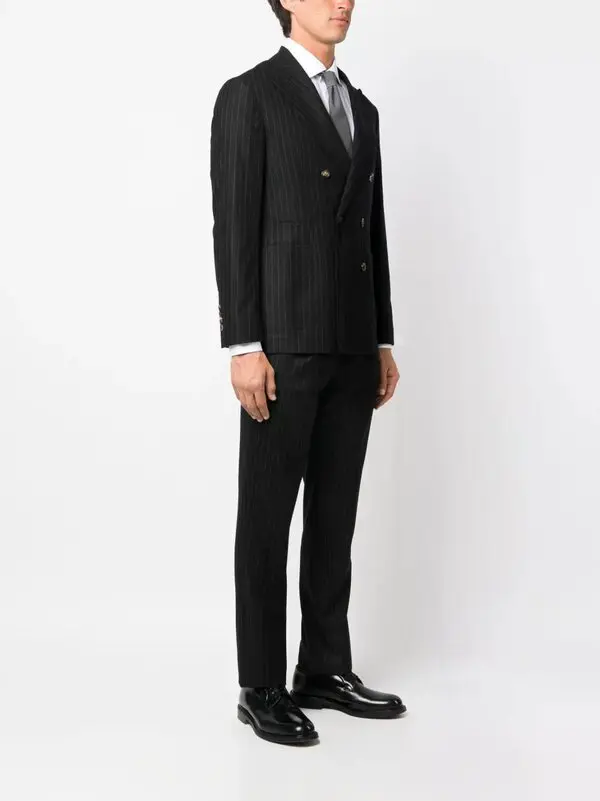 Brunello Cucinelli Virgin Wool Pinstripe Suit