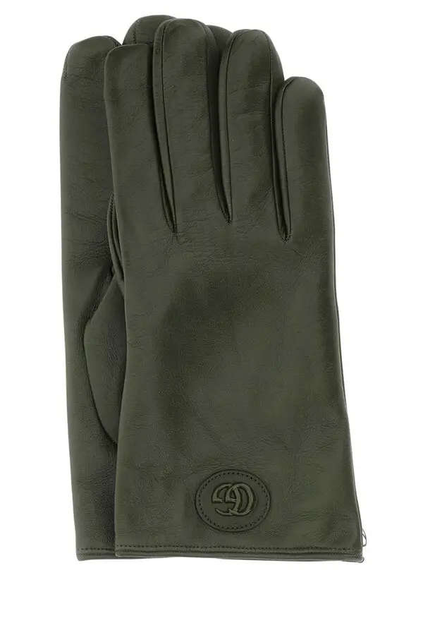 Gucci Leather Gloves - Green