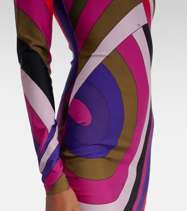 Emilio Pucci Printed Jersey Mini Dress