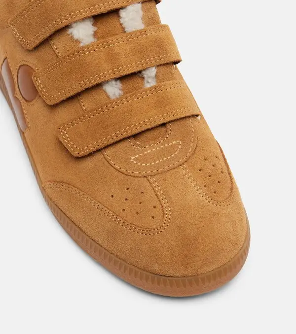 Isabel Marant Étoile Beth Shearling-lined Suede Sneakers