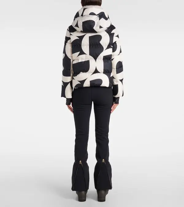 Bogner Maja Printed Down Ski Jacket - Black