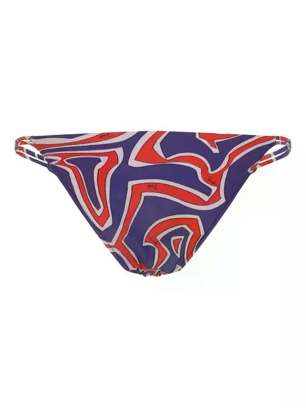 Emilio Pucci Geometric-print Bikini Bottom