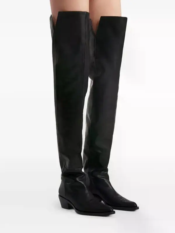Khaite 35mm Clive Over-the-knee Boots - Black