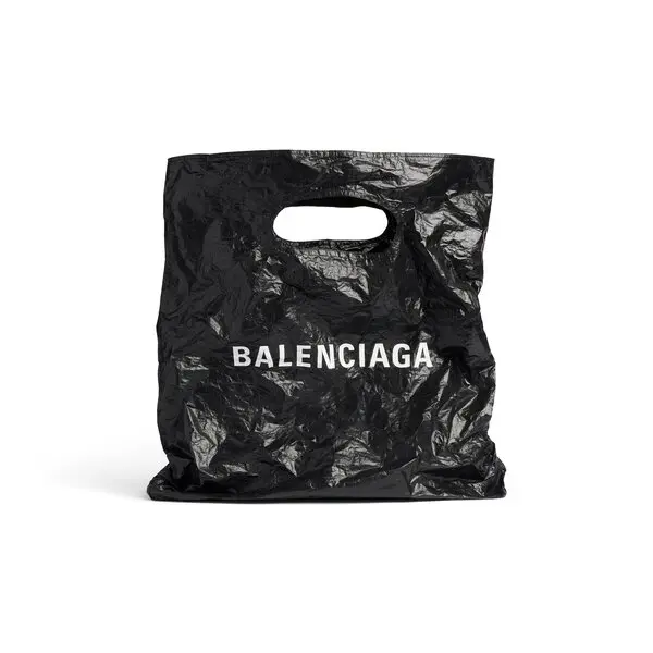 Balenciaga Marché Packable Medium Tote Bag - Black