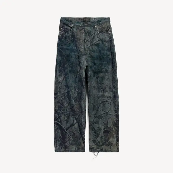 Balenciaga Feuillage Camo Baggy Pants