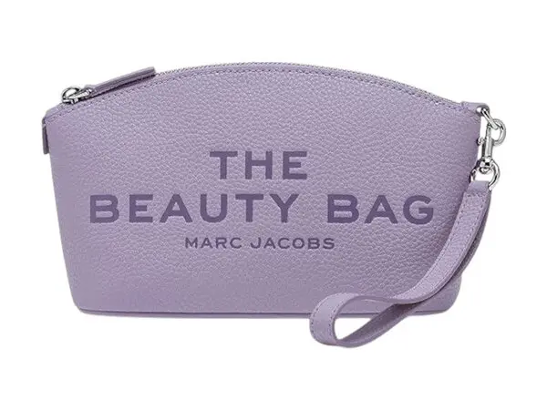 Marc Jacobs The Leather Beauty Bag - Lilac