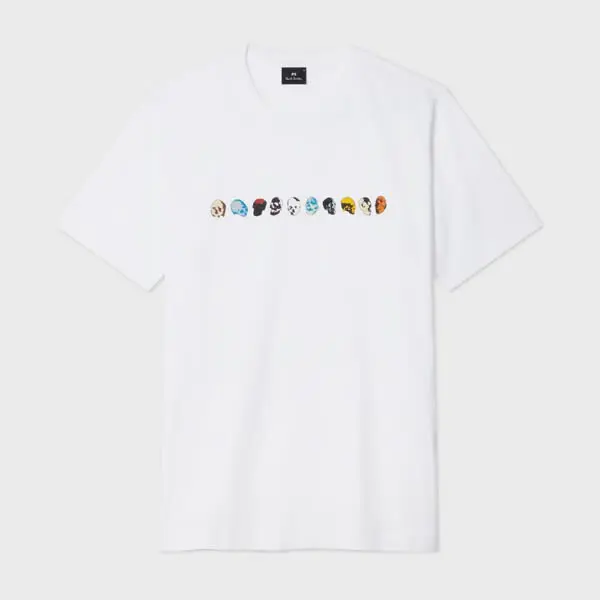 Paul Smith Mini Skulls' Print T-shirt