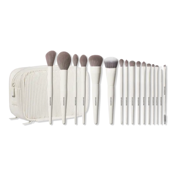 MORPHE Ready, Set, Pro 16-piece Face & Eye Brush Set - One-color