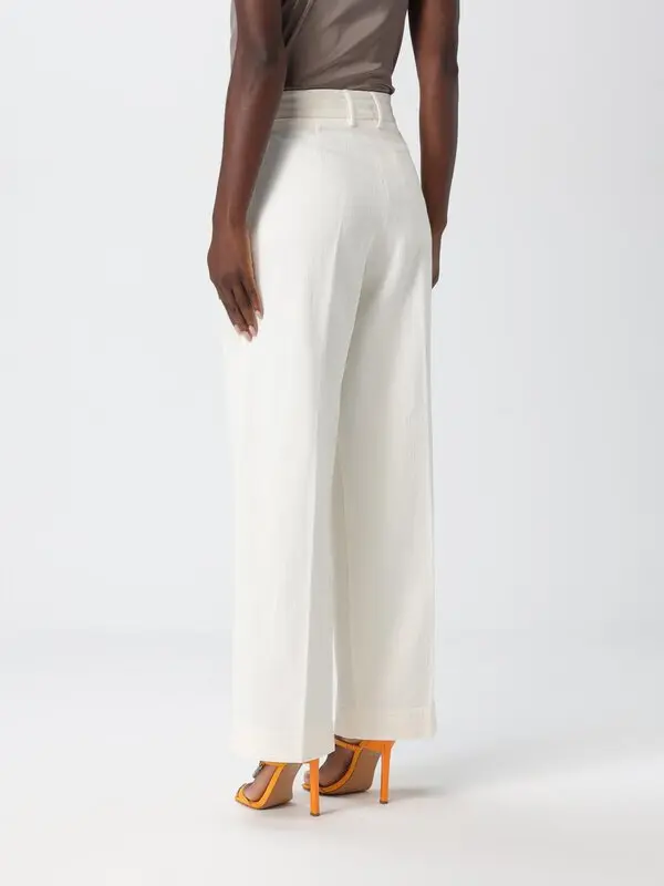 FORTE_FORTE Wide Leg Trousers - Ivory