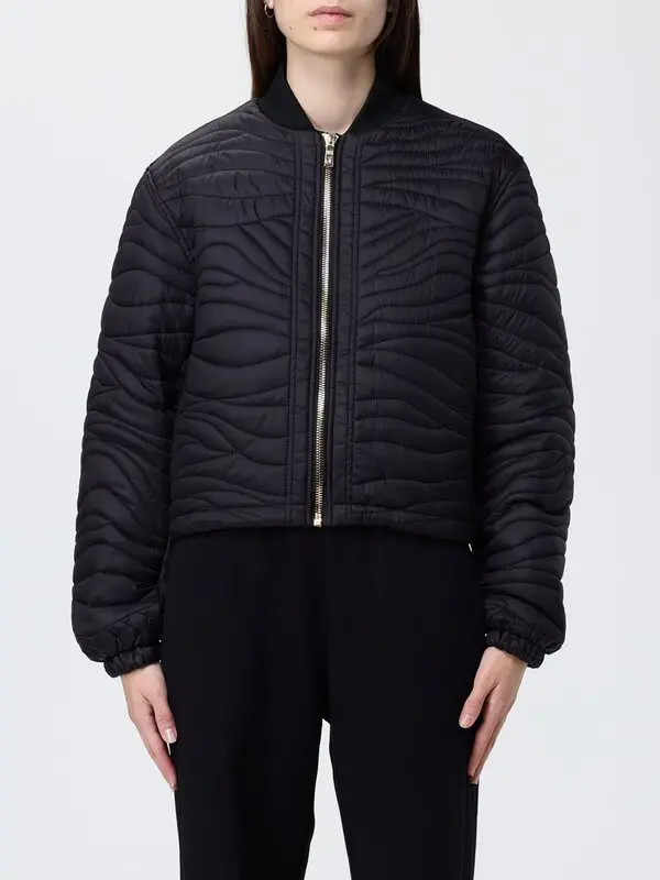 Just Cavalli Quilted Zip Up Jacket