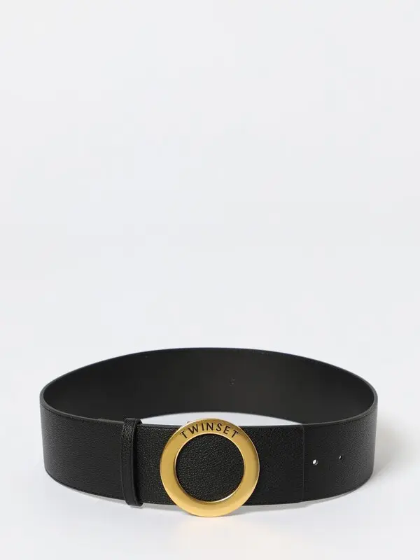 TWINSET Leather Belt - Black