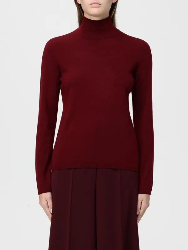 Max Mara High Neck Sweater - Red