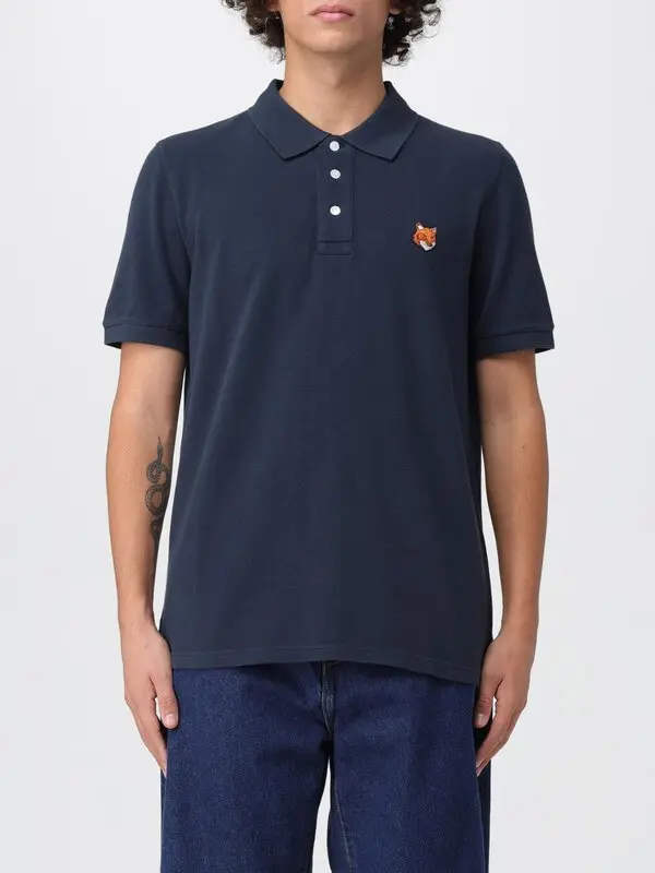 Maison Kitsuné Polo Shirt - Blue