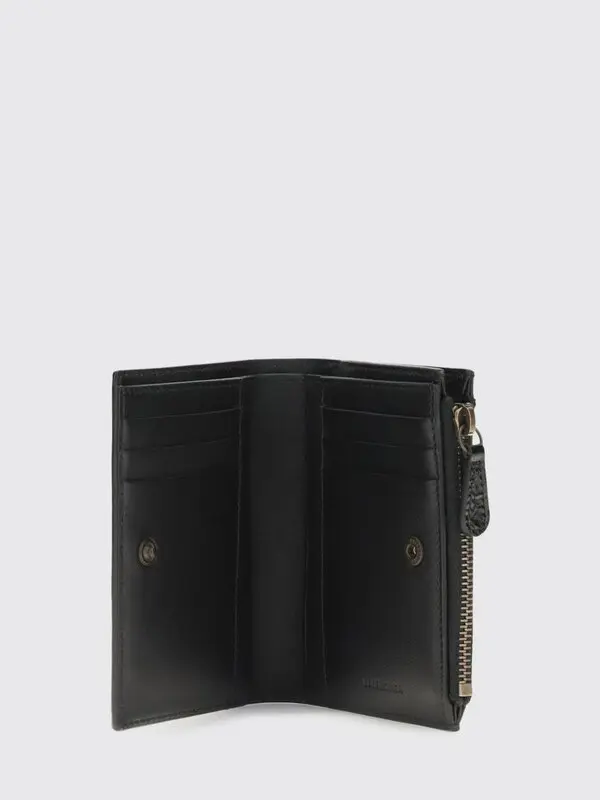 Balenciaga Le City Arena Leather Wallet - Black