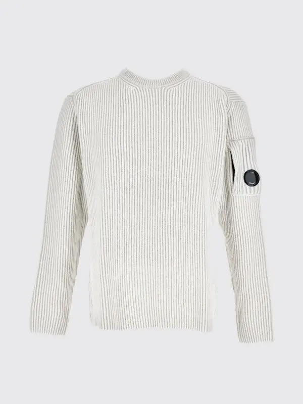 C.P. COMPANY Pullover Sweater - White