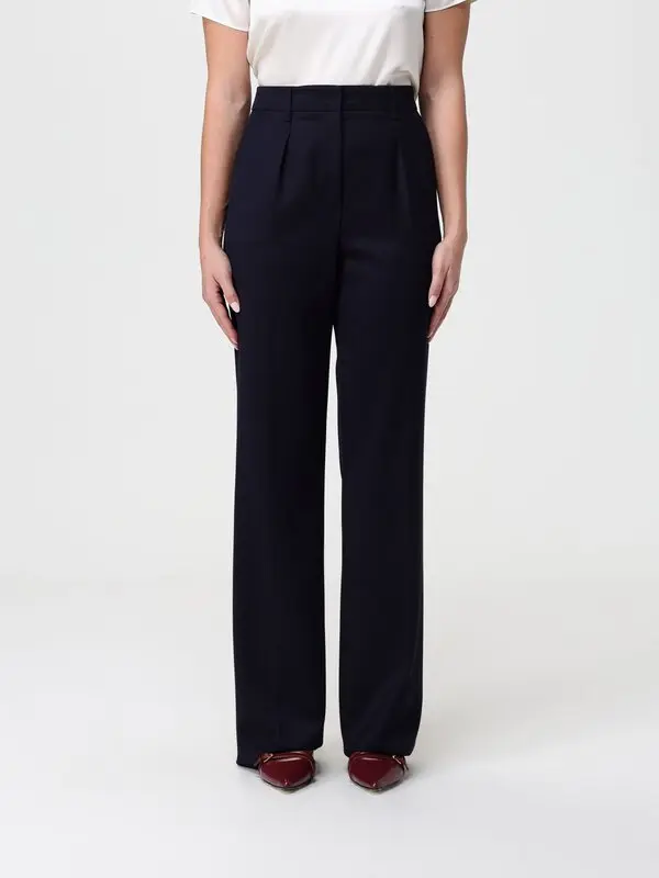 Max Mara Wide Leg Trousers - Blue