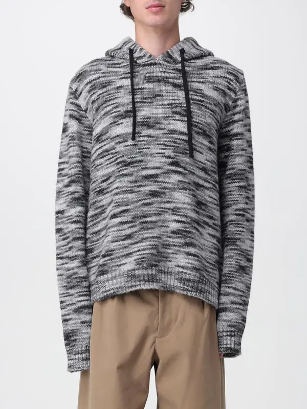 Off-White Mélange Knit Hoodie