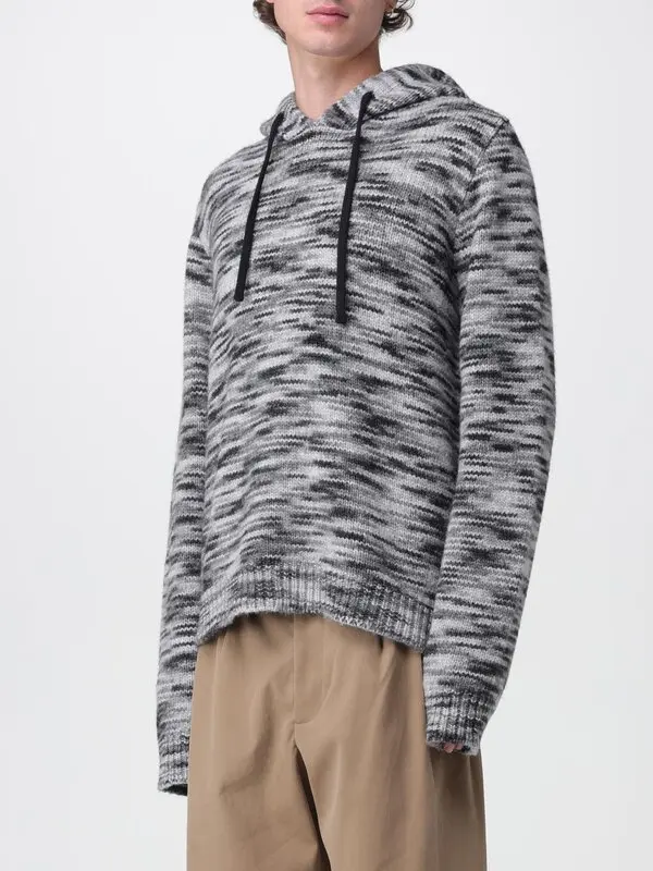 Off-White Mélange Knit Hoodie