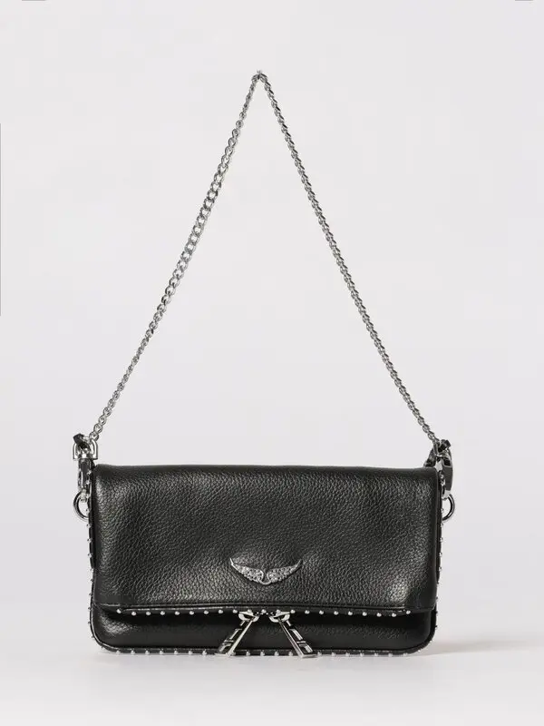 Zadig&Voltaire Studded Shoulder Bag - Black