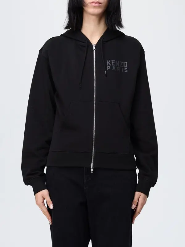 Kenzo Hooded Zip-up Sweatshirt