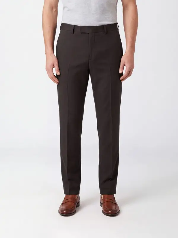 PT TORINO Tailored Straight Leg Trousers - Dark