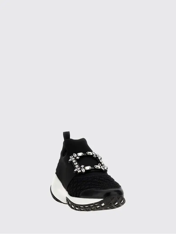 ROGER VIVIER Embellished Sneakers - Black