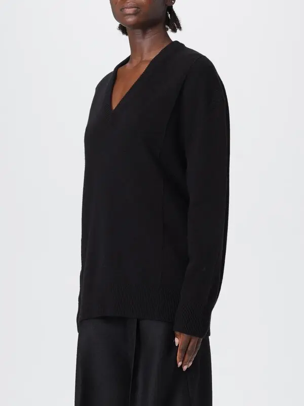 JIL SANDER V-neck Sweater - Black