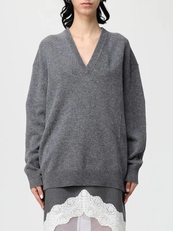 JIL SANDER Long Sleeve Sweater - Grey