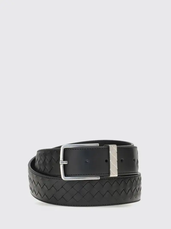 Bottega Veneta Woven Belt - Black