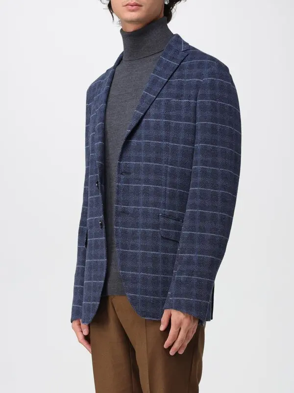 Etro Plaid Blazer - Blue