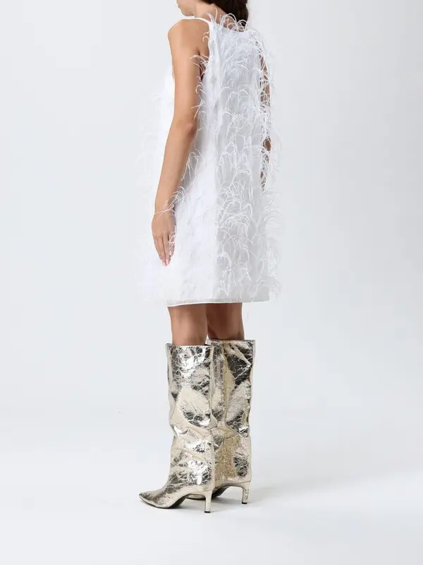 Pinko Feathered Mini Dress
