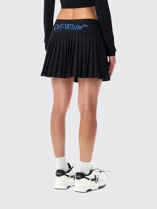 Off-White Pleated Skirt