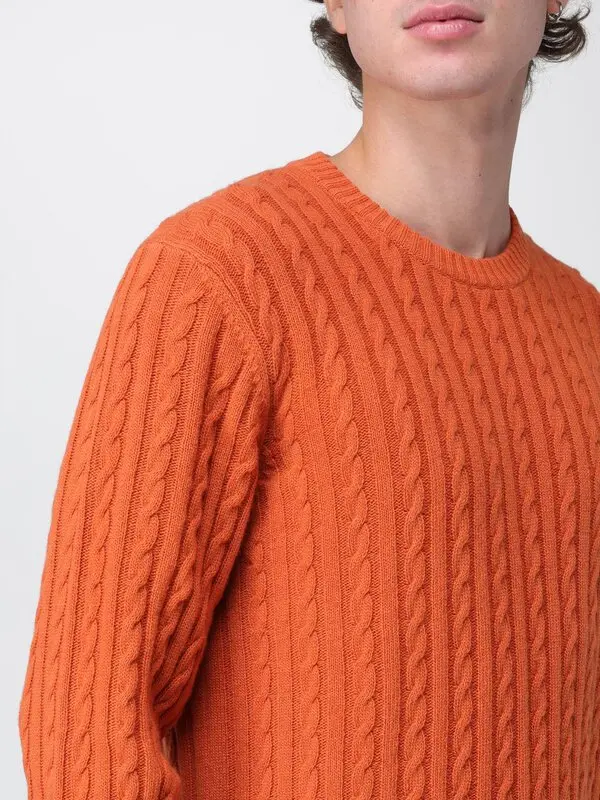 BROOKSFIELD Crew Neck Pullover - Orange