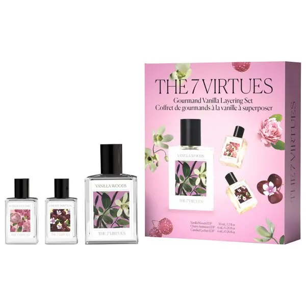 THE 7 VIRTUES Gourmand Vanilla Layering Perfume Set With Cherry & Lychee - One-color