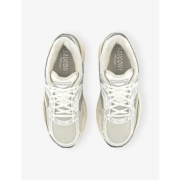 Saucony Progrid Omni Woven Trainers - White Silver