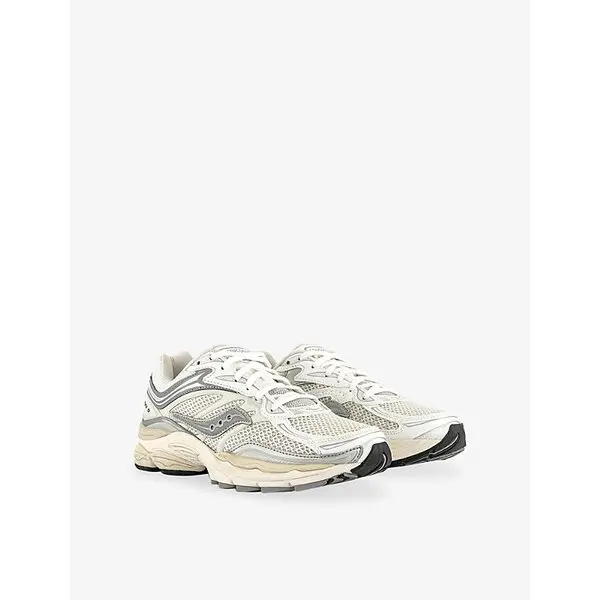 Saucony Progrid Omni Woven Trainers - White Silver