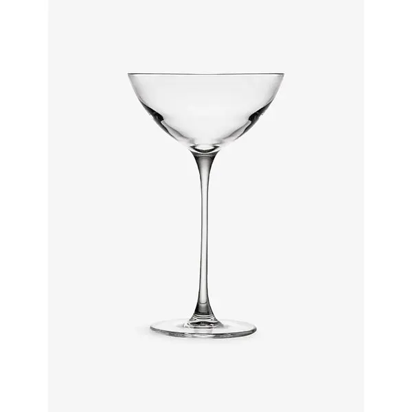 NUDE Savage Crystal Coupetini Glasses Set Of Two - Clear