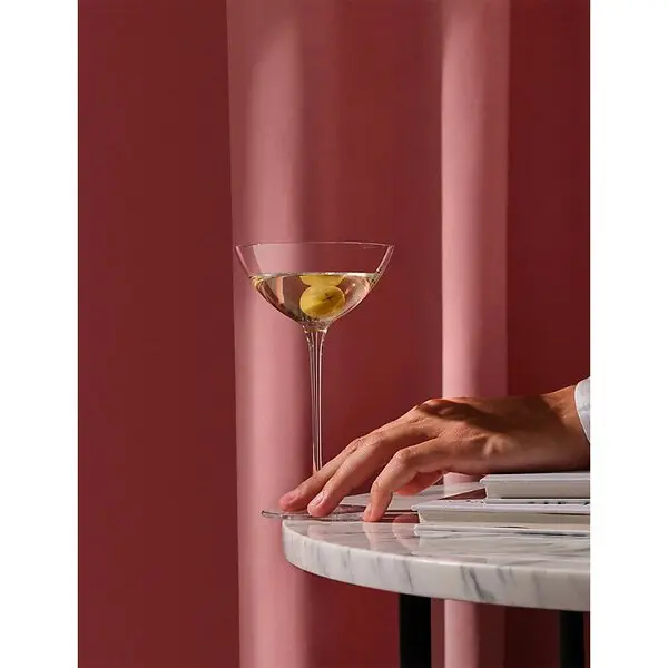 NUDE Savage Crystal Coupetini Glasses Set Of Two