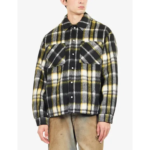 REPRESENT Textured Padded Woven Overshirt