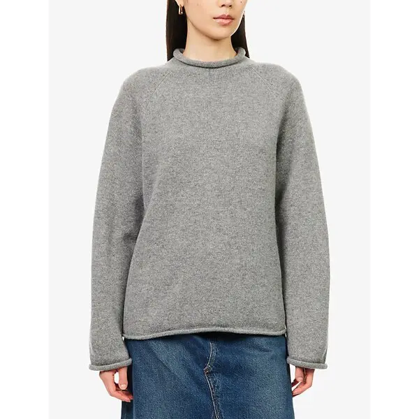 REFORMATION Rolled-trims Wool Jumper