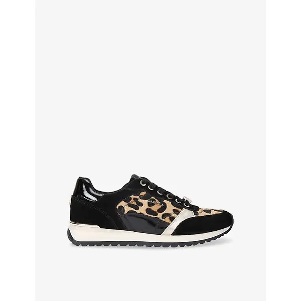 Carvela Florencia Leopard Faux-leather Trainers