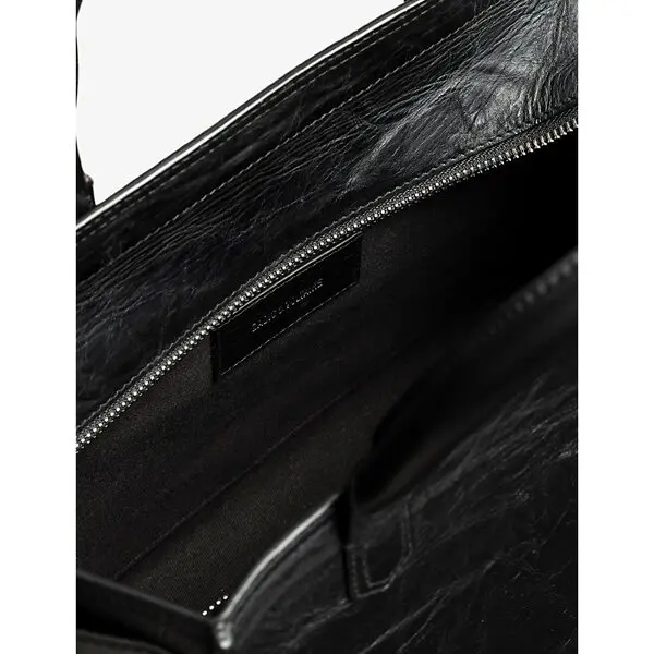 Zadig&Voltaire Leather Tote With Detachable Shoulder Strap - Black