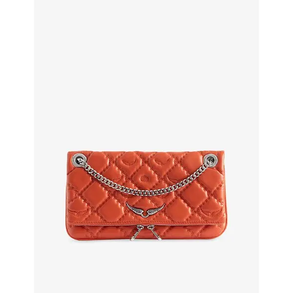 Zadig&Voltaire Rock Ii Quilted Leather Clutch