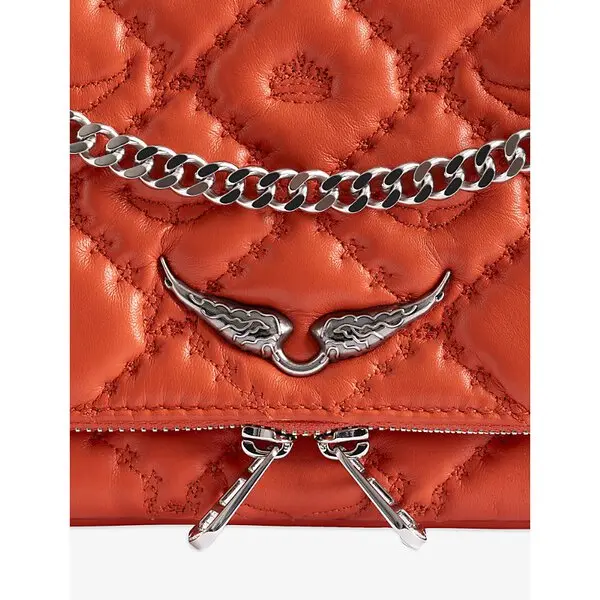 Zadig&Voltaire Rock Ii Quilted Leather Clutch