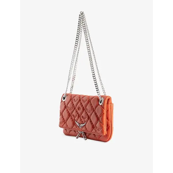 Zadig&Voltaire Rock Ii Quilted Leather Clutch