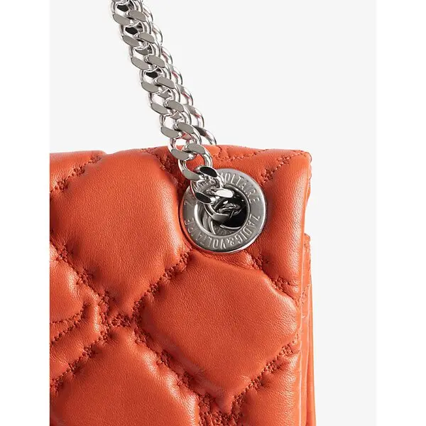 Zadig&Voltaire Rock Ii Quilted Leather Clutch
