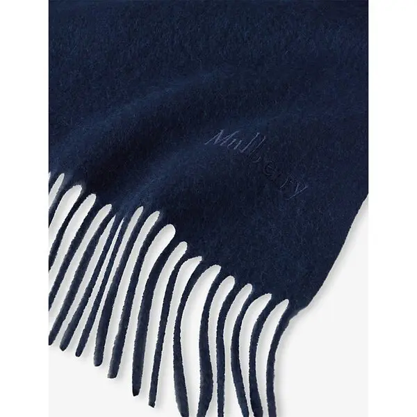 Mulberry Solid Merino Wool Scarf